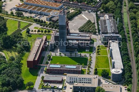 Aerial Photograph Gelsenkirchen Development Tower On The