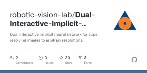 Github Robotic Vision Labdual Interactive Implicit Neural Network