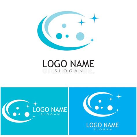 Plantilla Vectorial Del Icono Del Logotipo De Servicio Limpio