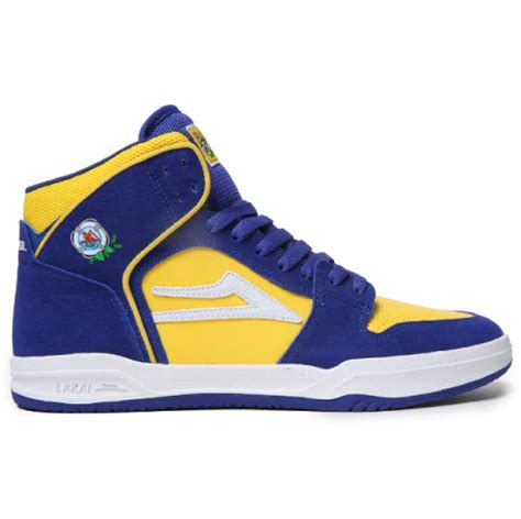 Lakai X Pacifico Telford Smu Skate Shoe Blueyellow Anchors Skateshop