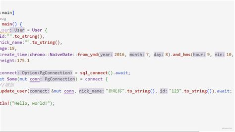 rust sqlx 使用 增删改查 掘金