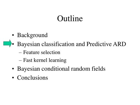 Ppt Bayesian Learning For Conditional Models Powerpoint Presentation
