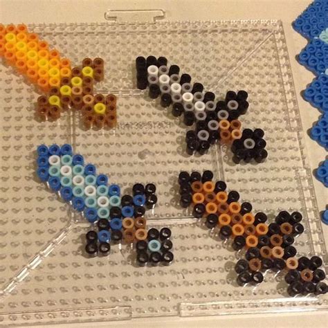 поделки Майнкрафт из термомозаики Plantillas Hama Beads Hama De Minecraft Abalorios Hama