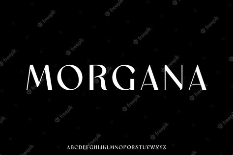 Premium Vector Elegant Decorative Display Font Vector