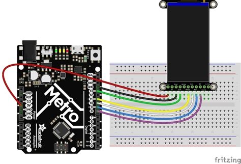 arduino wiring and test adafruit 1 9 color ips tft display adafruit