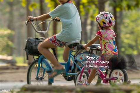 사람들을 위한 야외 공원에 자전거 차선에 사이클링 하 여 자전거를 타고 운동 건강 2명에 대한 스톡 사진 및 기타 이미지 2명 가족 건강한 생활방식 Istock