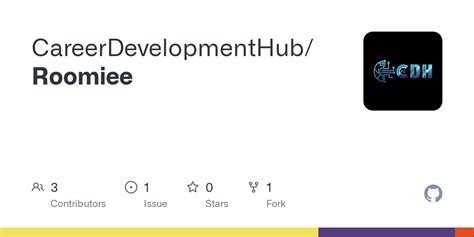 GitHub CareerDevelopmentHub Roomiee