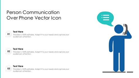 person communication over phone vector icon ppt powerpoint presentation