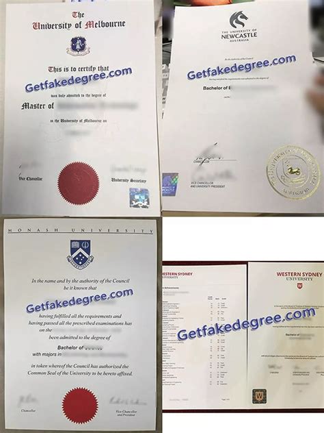 Buy Fake Australia Degree PDF