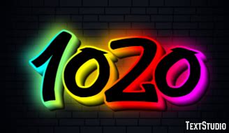 Text Effect And Logo Design Number
