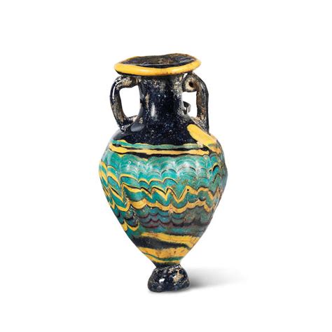 Bonhams A Greek Core Formed Glass Amphoriskos