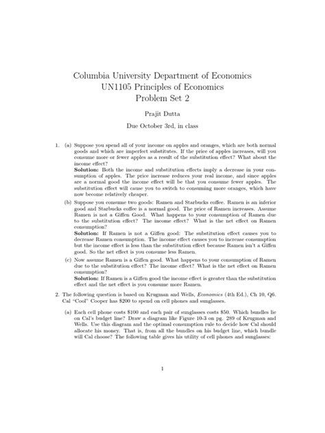 problem set 2 solutions download free pdf microeconomics economics