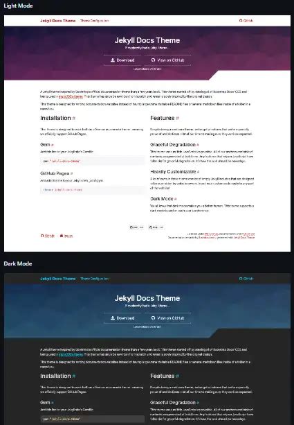 jekyll docs theme download for windows