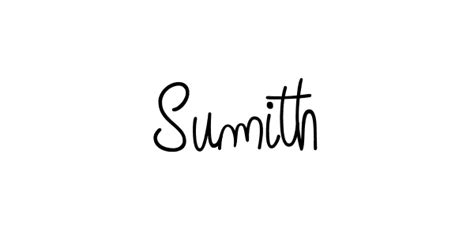 85 Sumith Name Signature Style Ideas Unique Esign