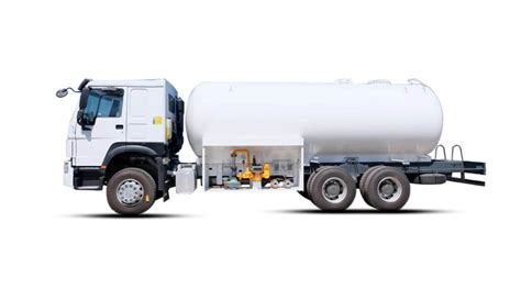 Howo 20 Cbm Liquefied Petroleum Gas Tank Truck 6X4 10 Tons For LPG