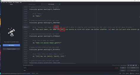 Ren Py Tutorial für eine schnell Übersetzung von RenPy Games mit Sprache Auswahl