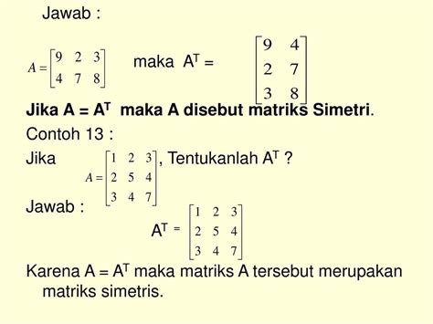 Inilah Contoh Soal Matriks Simetris Dan Pembahasannya Terlengkap Daftar Contoh Soal Terbaik