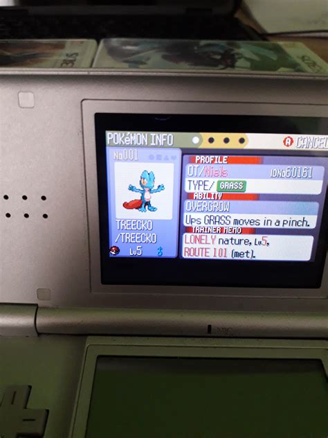 3 Shiny Treecko After 21432 Soft Resets In Ruby And No Shiny