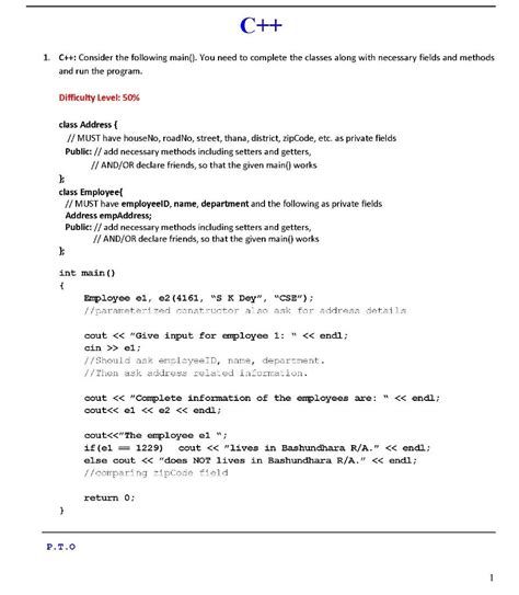 Solved C C Consider The Following Main You Need Chegg