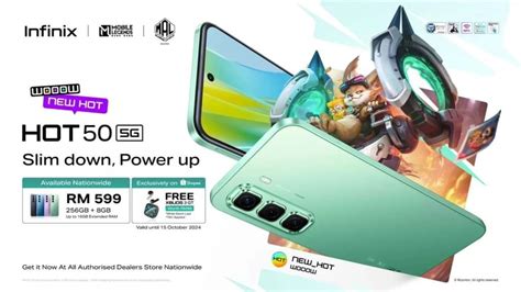 Infinix Hot 50 5G Malaysia Varian Spesifikasi Dan Harga