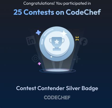 Divija Ponnaganti On Linkedin Codechef Silverbadge Codingjourney