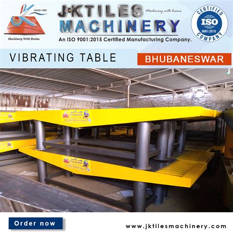 Vibrating Machine Table Power 4 6 Kw Model Name Number Jktm Vib Max