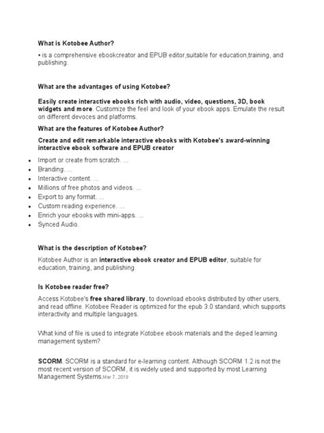 What Is Kotobee Author Pdf Educational Technology Learning