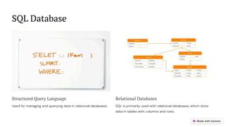 Database - Overview and its types of database.. | PPT