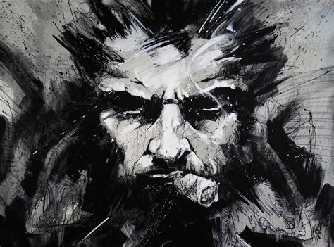 Обои Wolverine Behance монохромный от Chappie картинки на рабочий