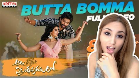 Butta Bumma Reaction Allu Arjun And Pooja Hegde Youtube