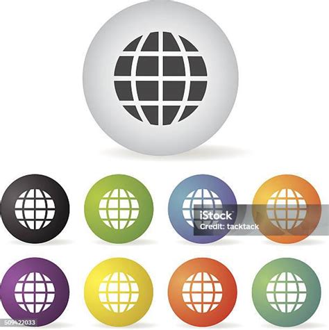 Globe 지구별 아이콘 세트 교통수단에 대한 스톡 벡터 아트 및 기타 이미지 교통수단 구 궤도 Istock