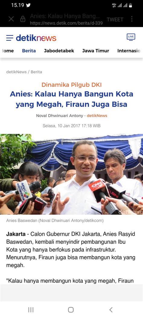 โДН Ж฿ΔLΣЮ on Twitter: "Bukan gitu pak @aniesbaswedan ? https://news.detik.com/berita/d-3392505 ...