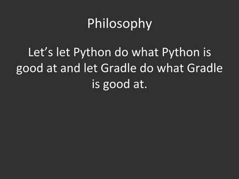 Pythongradle Ppt