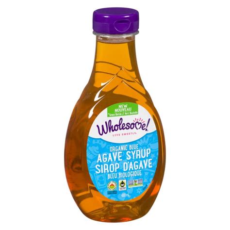 Wholesome Organic Blue Agave Syrup Multiple Sizes Plantx Canada