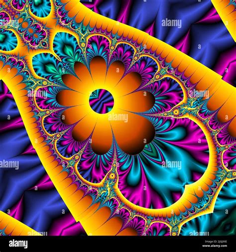 Abstract Computer Generated Fractal Design A Fractal Is A Never Ending Pattern Fractals Are