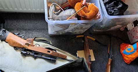 Five Arrested After Police Seize Cannabis Worth £75000 And Weapons In