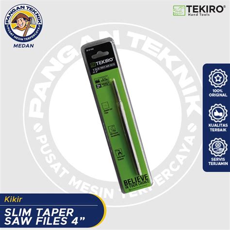 Jual Kikir 4 Inch Segitiga Slim Taper Saw Kikir Chainsaw Tekiro