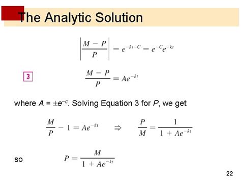 Differential Equations 7 7 5 The Logistic Equation