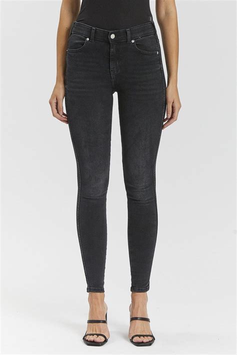 Dr Denim Australia Lexy Skinny Jeans Black Mist Dr Denim Jeans