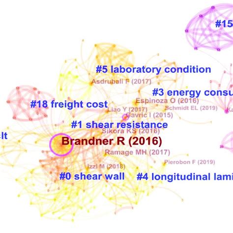 Abstract Clustering Network Map Of Co Citations Download Scientific