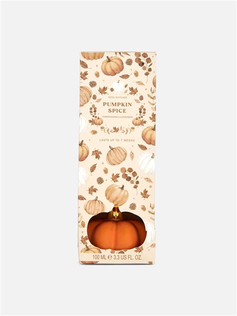 Orange Scented Reed Diffuser In Pumpkin Shaped Container Primark
