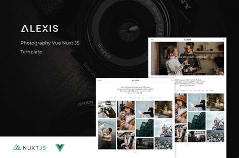 Alexis Photography Vue Nuxt Js Template