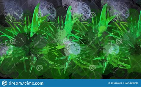 Dandelion Botanical 3d Rendering Stock Illustration Illustration Of Blow Flora 239344022