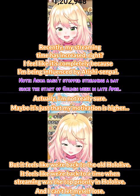 Nene Feels Nostalgic Witnessing Aquas Non Stop Streaming Streak Just
