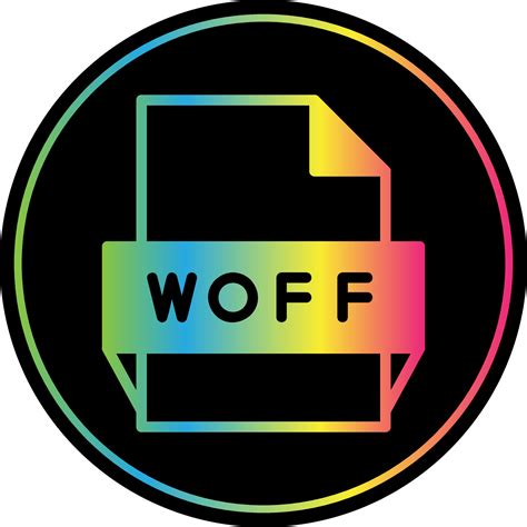 Woff File Format Icon 16904128 Vector Art At Vecteezy