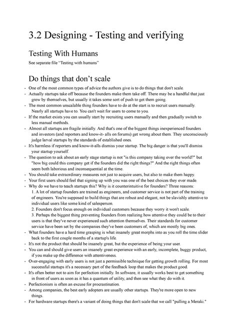 32 Designing Testing And Verifying 3 Designing Testing And Verifying Testing With Humans