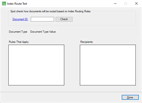 Docroute™ Module Manage Document Routing