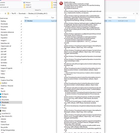 Cannot Open Obsidian 423 · Issue 79 · Crauzerobsidian · Github