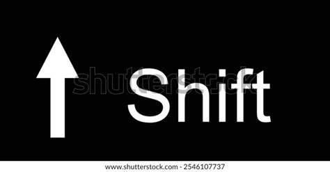 Shift Icon Keyboard Button Design Collection Stock Vector Royalty Free