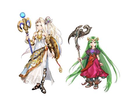 Head Swap Of Palutena And Viridi By Demitronhelgo On Deviantart
